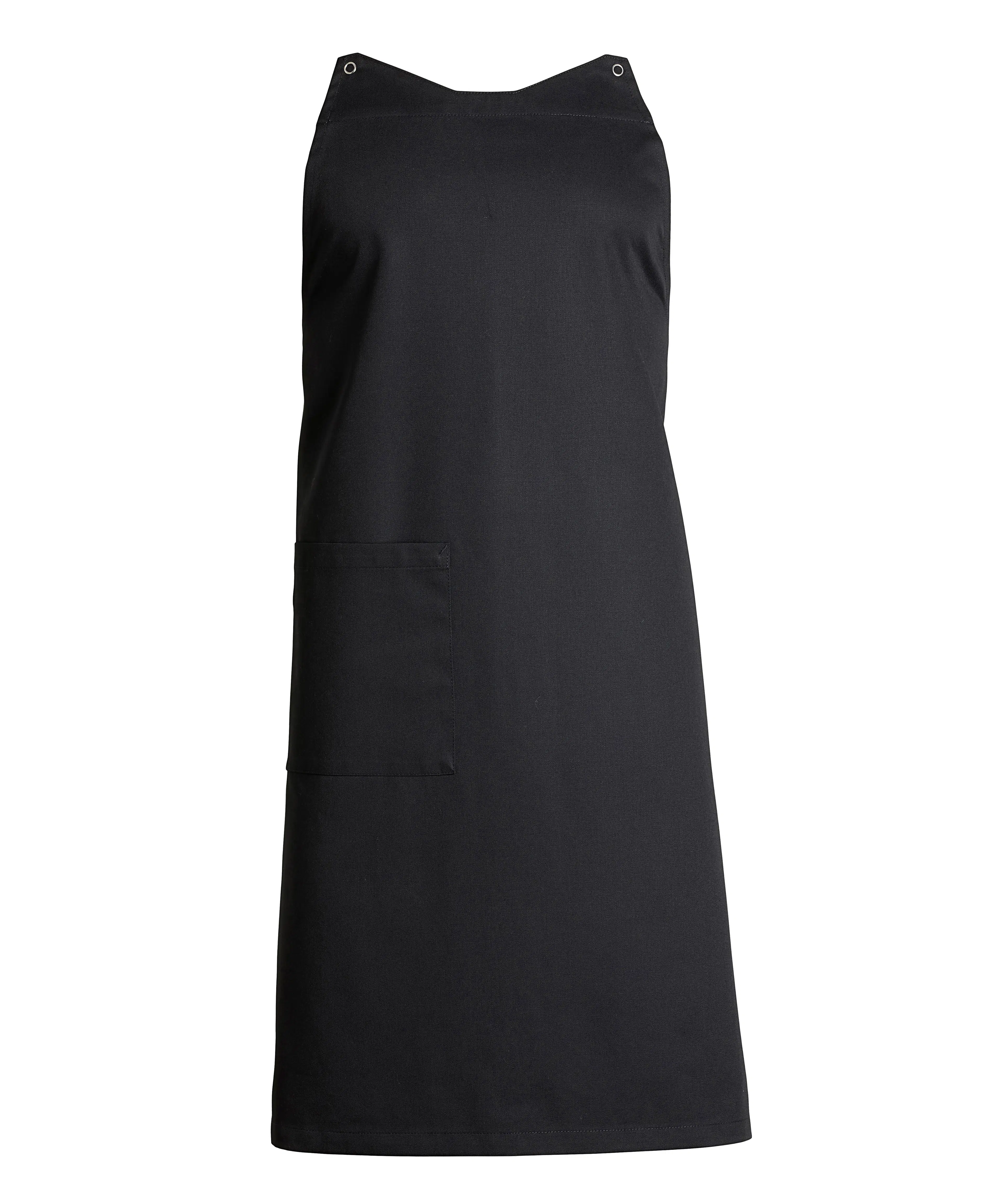 Snap-on apron with pockets