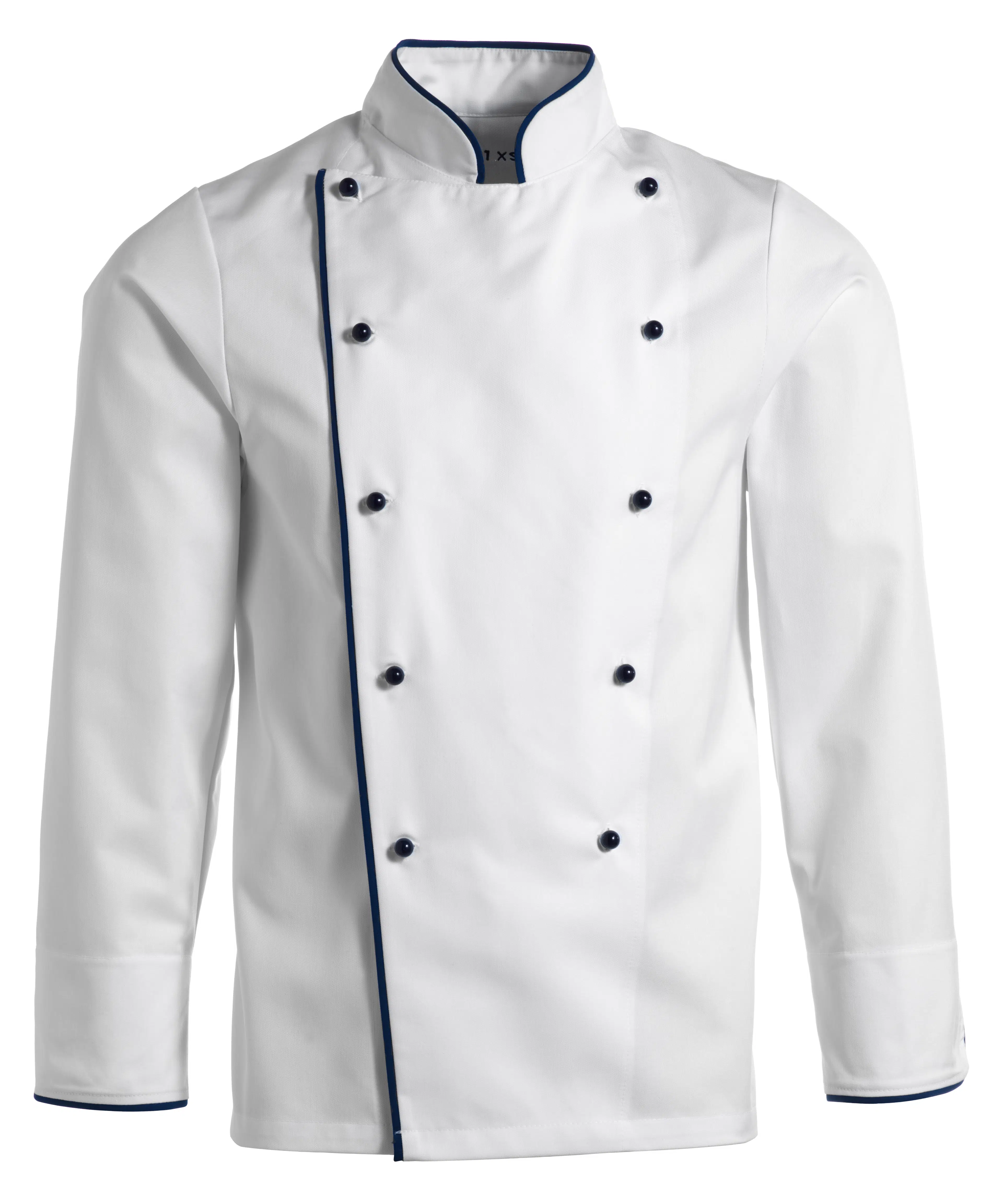 Chef jacket with piping